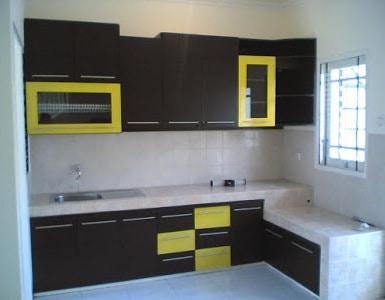 Kitchen Set Minimalis untuk Dapur Kecil Ukuran 2x3 3x3 3x4 4x4meter